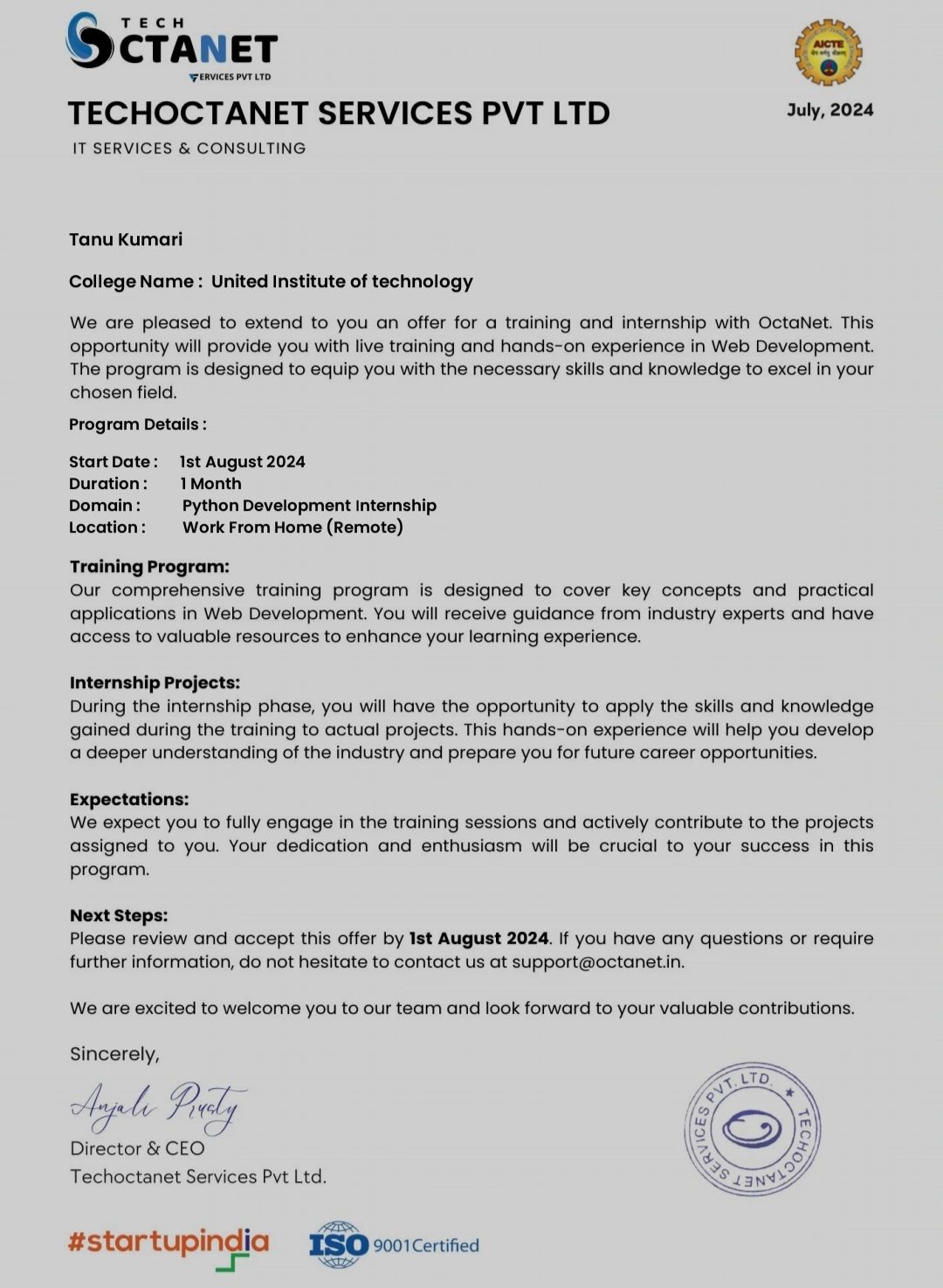 Tanu Kumari posted on LinkedIn Tanu Kumari posted on LinkedIn