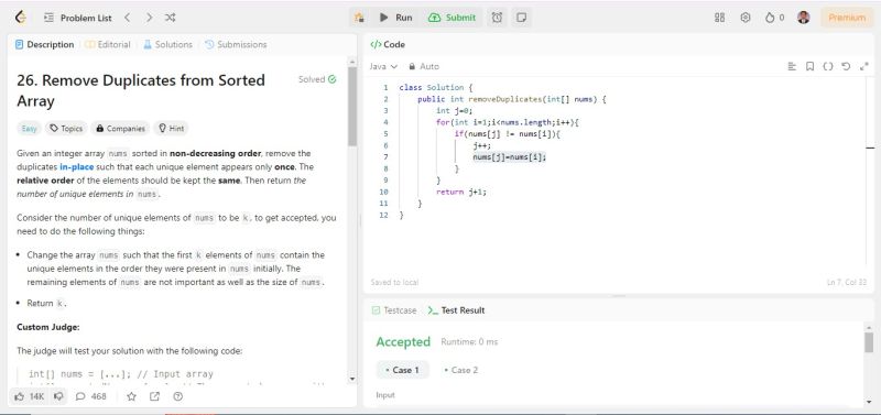 Vaibhav Mugale on LinkedIn: #50daysofcode #leetcode #arrayproblems # ... Vaibhav Mugale on LinkedIn: #50daysofcode #leetcode #arrayproblems # ...