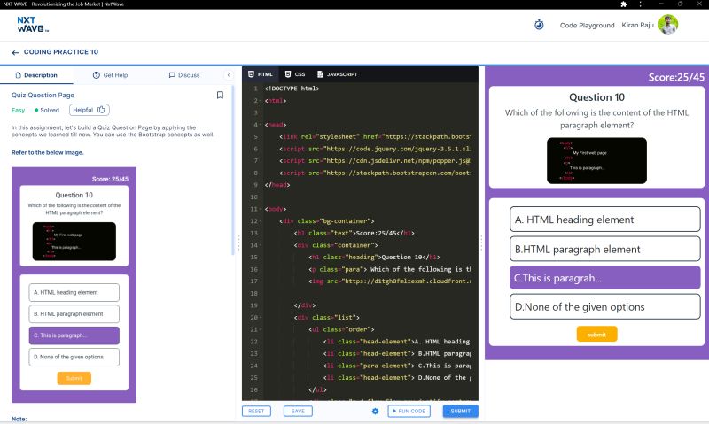 Kiran Raju Panamata on LinkedIn: #30daysofcode #html #css #bootsrap # ... Kiran Raju Panamata on LinkedIn: #30daysofcode #html #css #bootsrap # ...