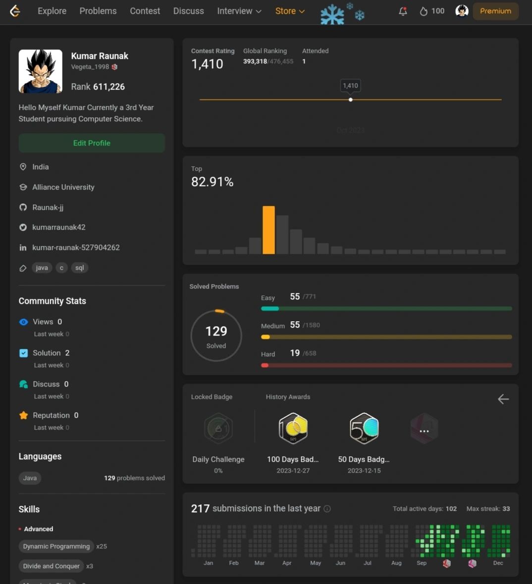 Kumar Raunak on LinkedIn: #leetcode #100daysofcodechallenge # ... Kumar Raunak on LinkedIn: #leetcode #100daysofcodechallenge # ...