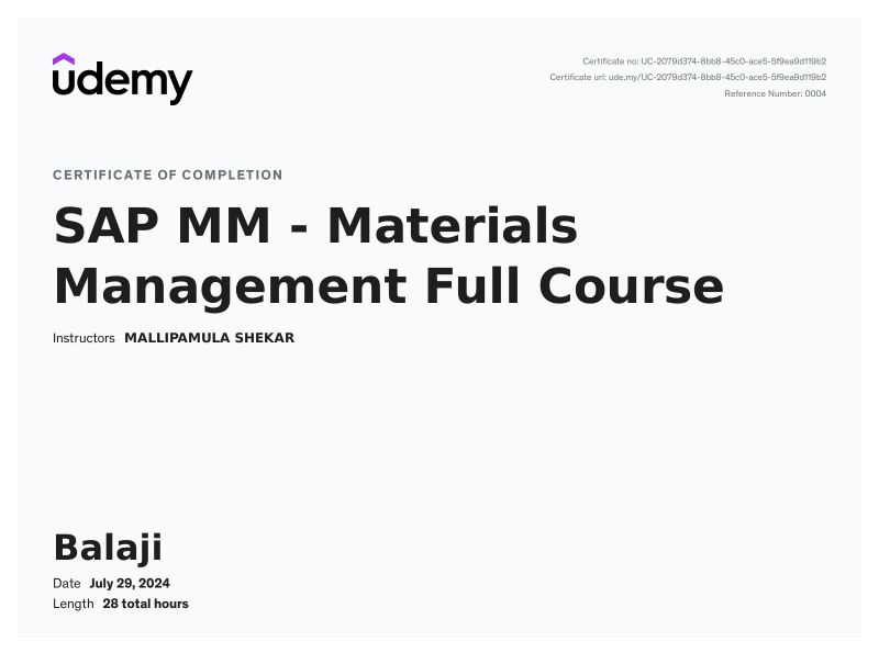 Balaji S on LinkedIn: #sap #materialsmangement #supplychain #logistics ... Balaji S on LinkedIn: #sap #materialsmangement #supplychain #logistics ...