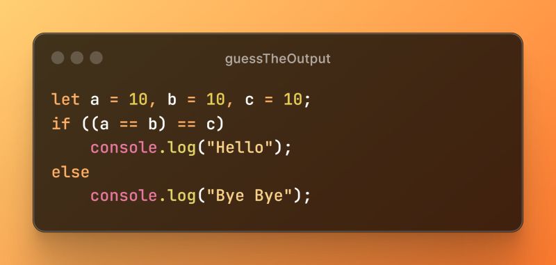 Ashutosh Rajbhar on LinkedIn: Guess the Output Ashutosh Rajbhar on LinkedIn: Guess the Output