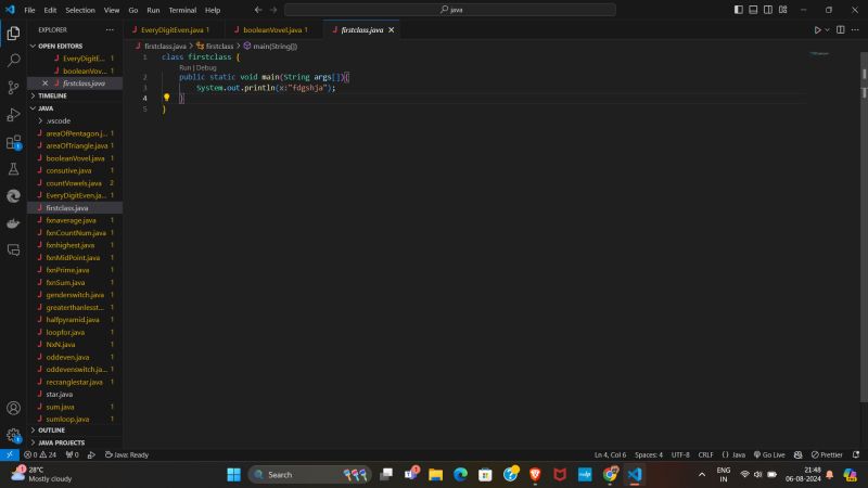 Siddhant Ojha on LinkedIn: #java #codingjourney #dsa #learning #programming Siddhant Ojha on LinkedIn: #java #codingjourney #dsa #learning #programming