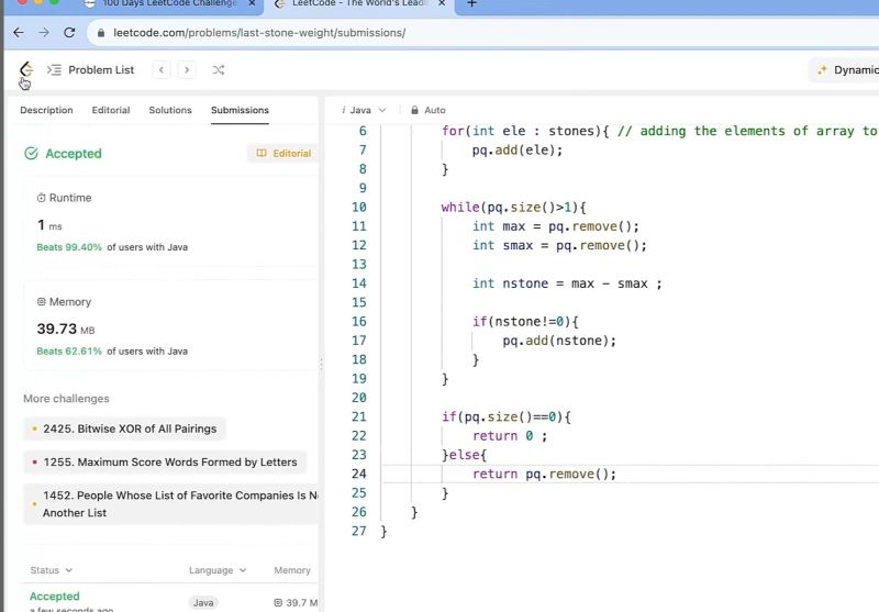 Mansi K. on LinkedIn: #100daysofcode #leetcode #codingchallenge # ... Mansi K. on LinkedIn: #100daysofcode #leetcode #codingchallenge # ...