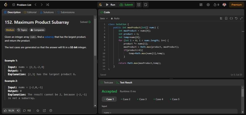 Vaibhav Mugale on LinkedIn: #75daysofcode #leetcode #arrayproblems # ... Vaibhav Mugale on LinkedIn: #75daysofcode #leetcode #arrayproblems # ...