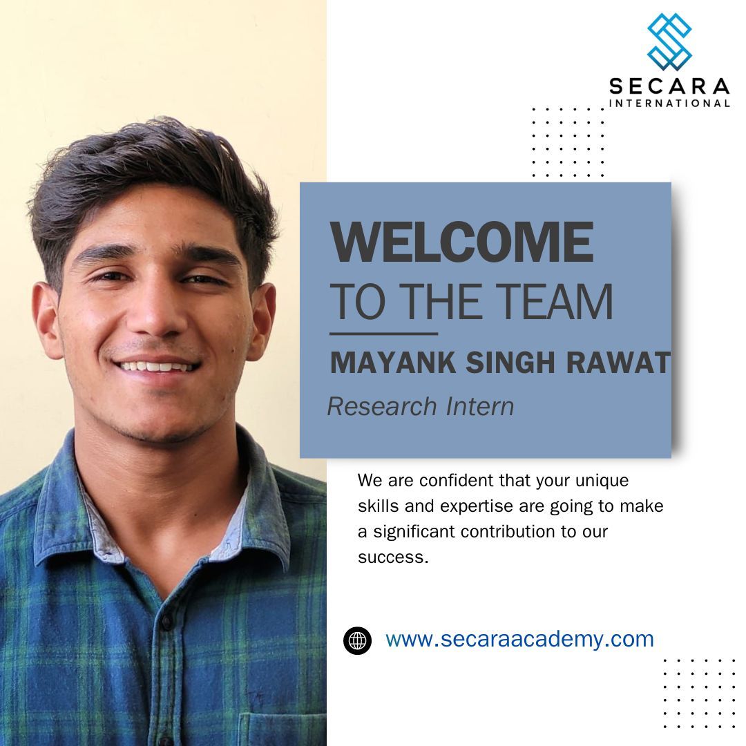 SECARA INTERNATIONAL PVT LTD on LinkedIn: Welcome to the team Mayank ... SECARA INTERNATIONAL PVT LTD on LinkedIn: Welcome to the team Mayank ...