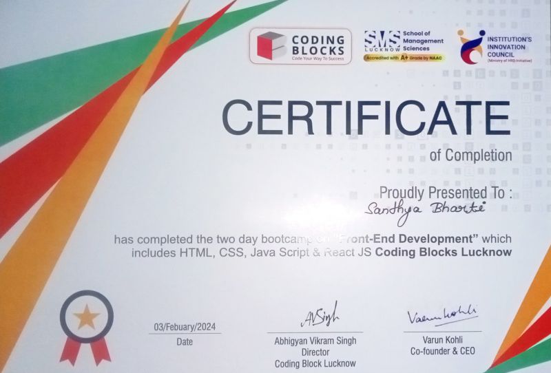 Sandhya Bharti on LinkedIn: #coding #html #css #javascript #react #js # ... Sandhya Bharti on LinkedIn: #coding #html #css #javascript #react #js # ...