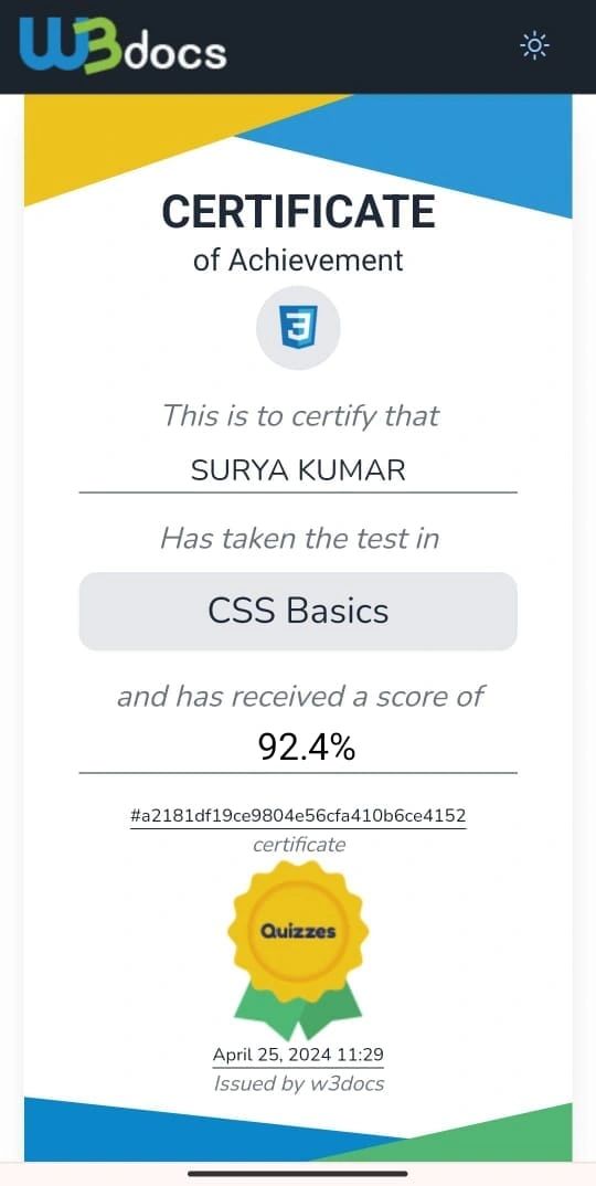 Surya Kumar on LinkedIn: #css Surya Kumar on LinkedIn: #css