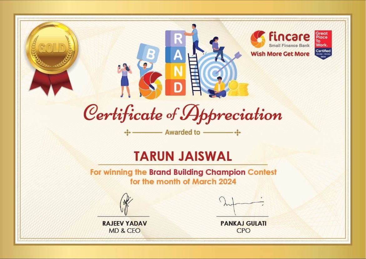 Tarun Jaiswal on LinkedIn: #achievement #proud Tarun Jaiswal on LinkedIn: #achievement #proud