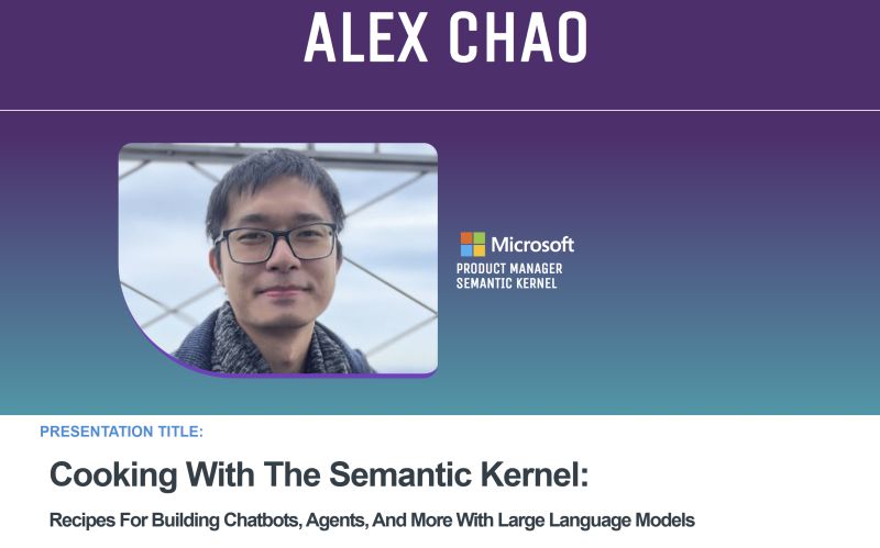 Alex Chao on LinkedIn: #microsoft #theaiconference #semantickernel #copilot Alex Chao on LinkedIn: #microsoft #theaiconference #semantickernel #copilot
