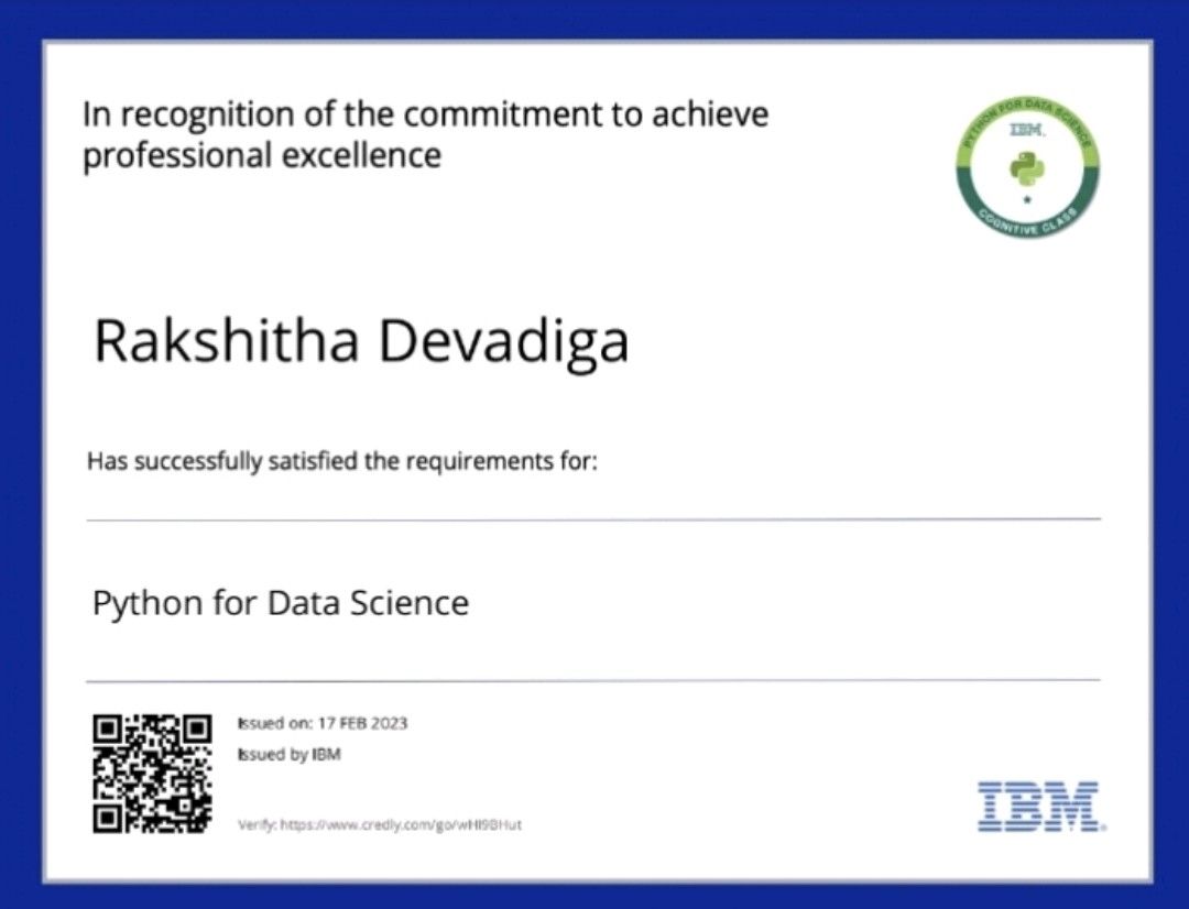 Rakshitha Devadiga on LinkedIn: #pythonfordatascience Rakshitha Devadiga on LinkedIn: #pythonfordatascience