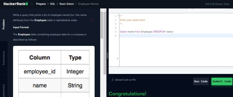 Preetesh Kumar Singha on LinkedIn: #100daysofcode #sql #database # ... Preetesh Kumar Singha on LinkedIn: #100daysofcode #sql #database # ...