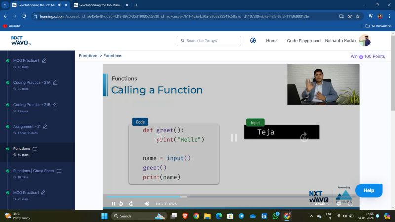 Nishanth Reddy Siddavatam on LinkedIn: #50daysofcode #python #ccbp # ... Nishanth Reddy Siddavatam on LinkedIn: #50daysofcode #python #ccbp # ...