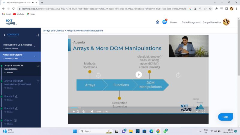 Ganga Damodhar on LinkedIn: #day82 #100daysofcodechallenge #array # ... Ganga Damodhar on LinkedIn: #day82 #100daysofcodechallenge #array # ...