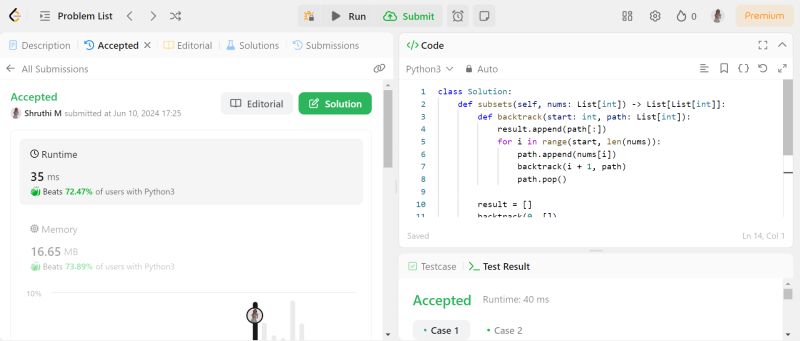 SHRUTHI MOHAN on LinkedIn: #50daysofcode #leetcode #problemsolving SHRUTHI MOHAN on LinkedIn: #50daysofcode #leetcode #problemsolving