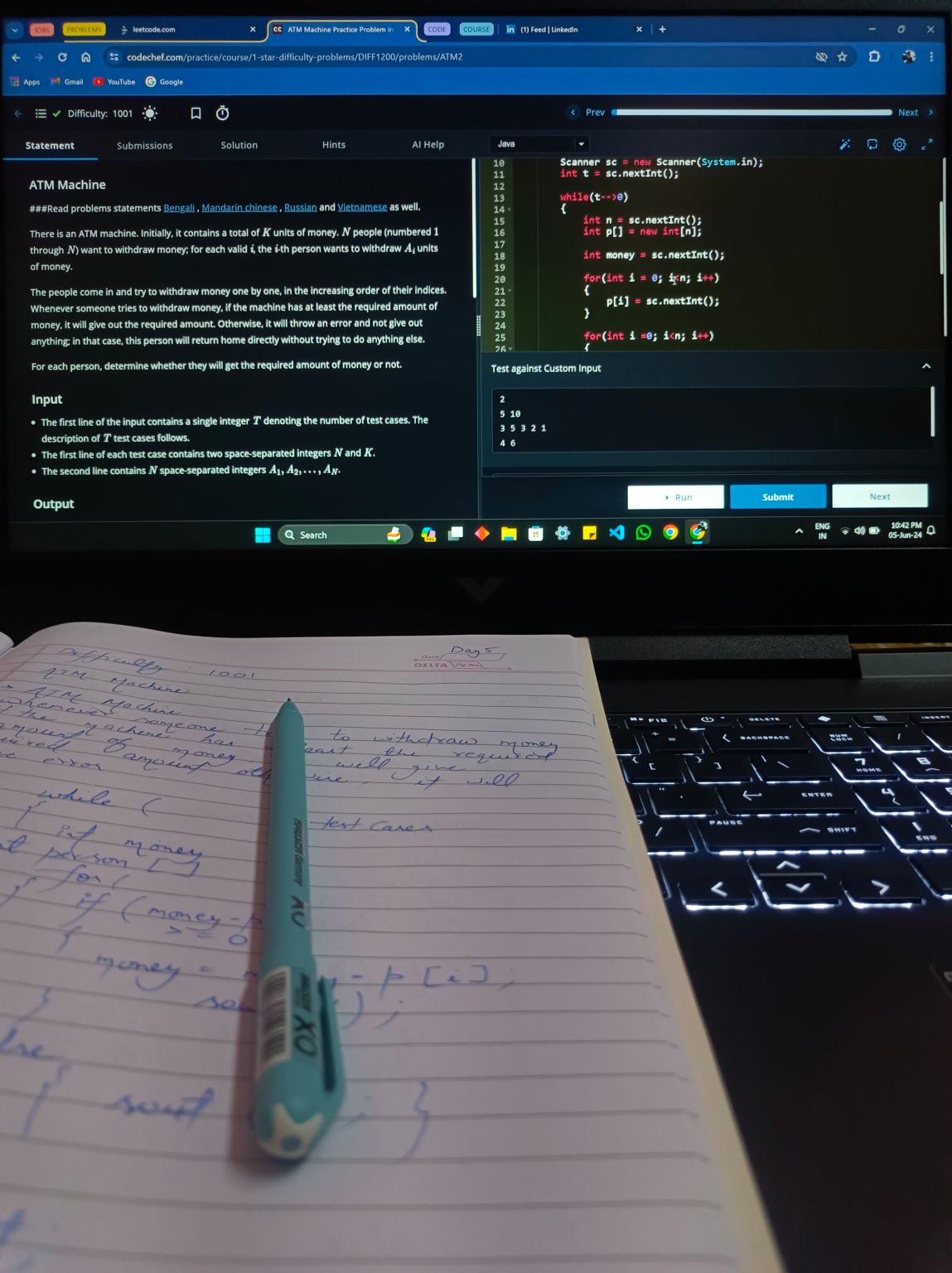 Mohd Sahil on LinkedIn: #100dayscodechallenge #dsa #leetcode #codechef ... Mohd Sahil on LinkedIn: #100dayscodechallenge #dsa #leetcode #codechef ...