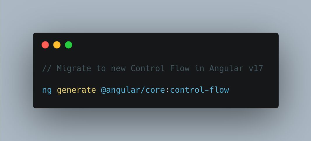 Dale Nguyen on LinkedIn: Migrating to Angular v17? Give this one a try :) Dale Nguyen on LinkedIn: Migrating to Angular v17? Give this one a try :)