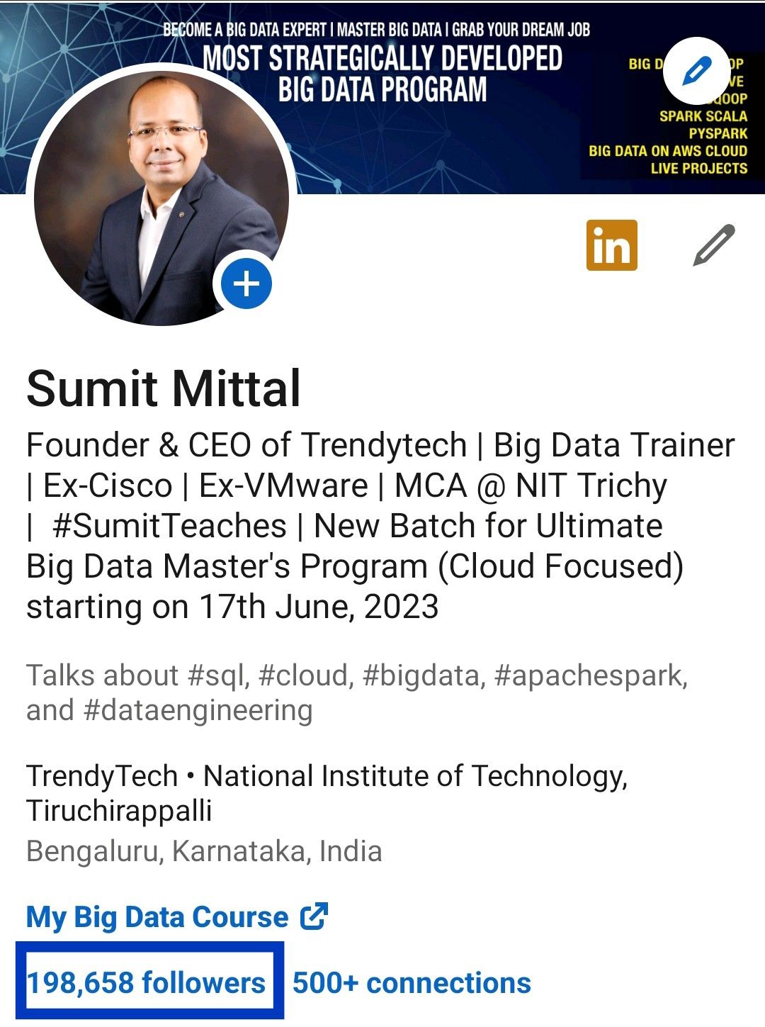 Sumit Mittal on LinkedIn: #bigdata #dataengineering | 26 comments Sumit Mittal on LinkedIn: #bigdata #dataengineering | 26 comments
