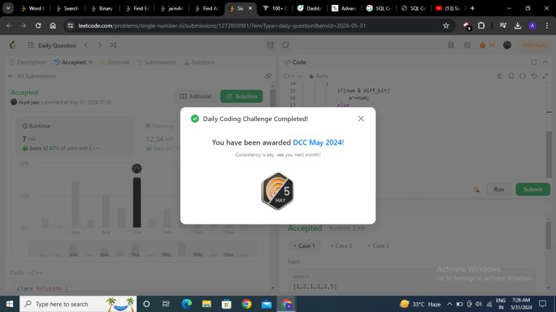 Arpit Jain on LinkedIn: #leetcode #consistent #discipline Arpit Jain on LinkedIn: #leetcode #consistent #discipline
