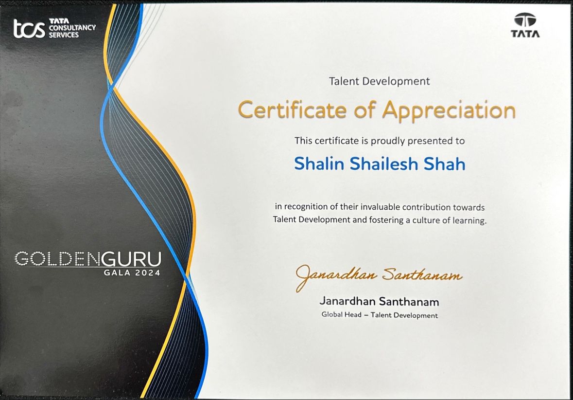 Shalin Shah on LinkedIn: #tcsahmedabad Shalin Shah on LinkedIn: #tcsahmedabad