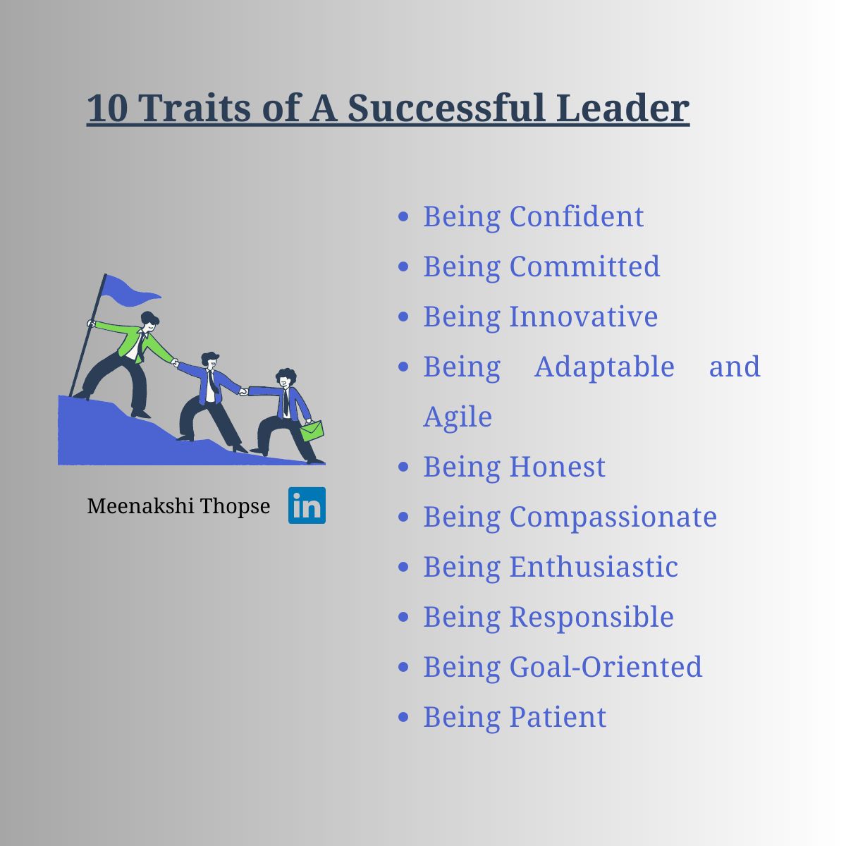 Meenakshi Thopse on LinkedIn: #leadership #team #leader #successful # ... Meenakshi Thopse on LinkedIn: #leadership #team #leader #successful # ...
