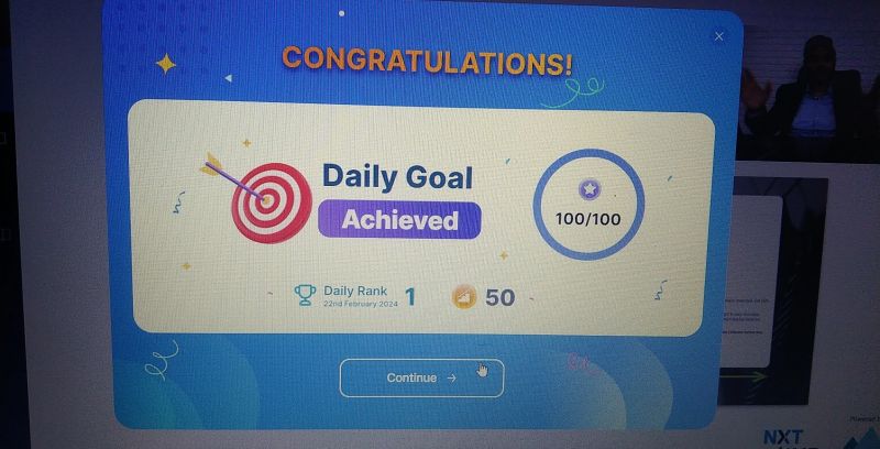 Ponne Gowtham on LinkedIn: I achieved daily goal 😊 Ponne Gowtham on LinkedIn: I achieved daily goal 😊