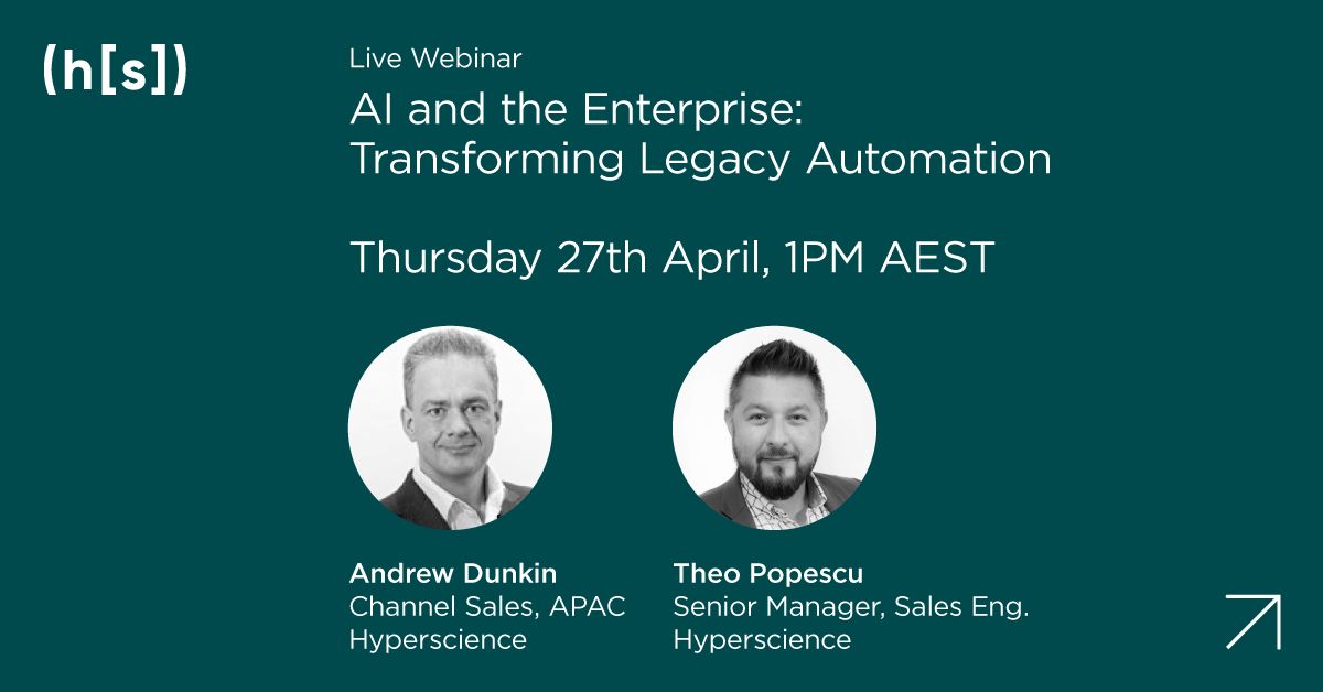 Hyperscience on LinkedIn: AI and the Enterprise: Transforming Legacy ... Hyperscience on LinkedIn: AI and the Enterprise: Transforming Legacy ...