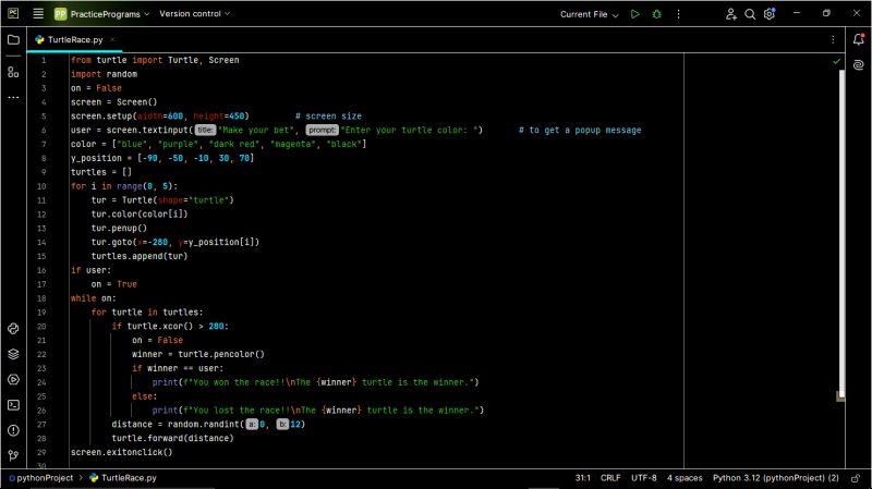 Yashika Kannan on LinkedIn: #pythonprogramming #coding #turtlegraphics ... Yashika Kannan on LinkedIn: #pythonprogramming #coding #turtlegraphics ...