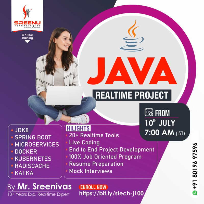 Sreenu Technologies on LinkedIn: #javarealtimeproject #javafullstack # ... Sreenu Technologies on LinkedIn: #javarealtimeproject #javafullstack # ...