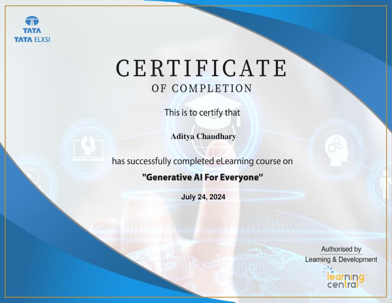Aditya Chaudhary on LinkedIn: #genai Aditya Chaudhary on LinkedIn: #genai