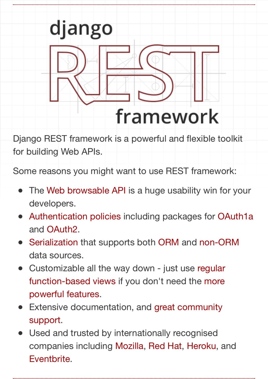 Anurag Sharma on LinkedIn: Rest framework set up in django Anurag Sharma on LinkedIn: Rest framework set up in django
