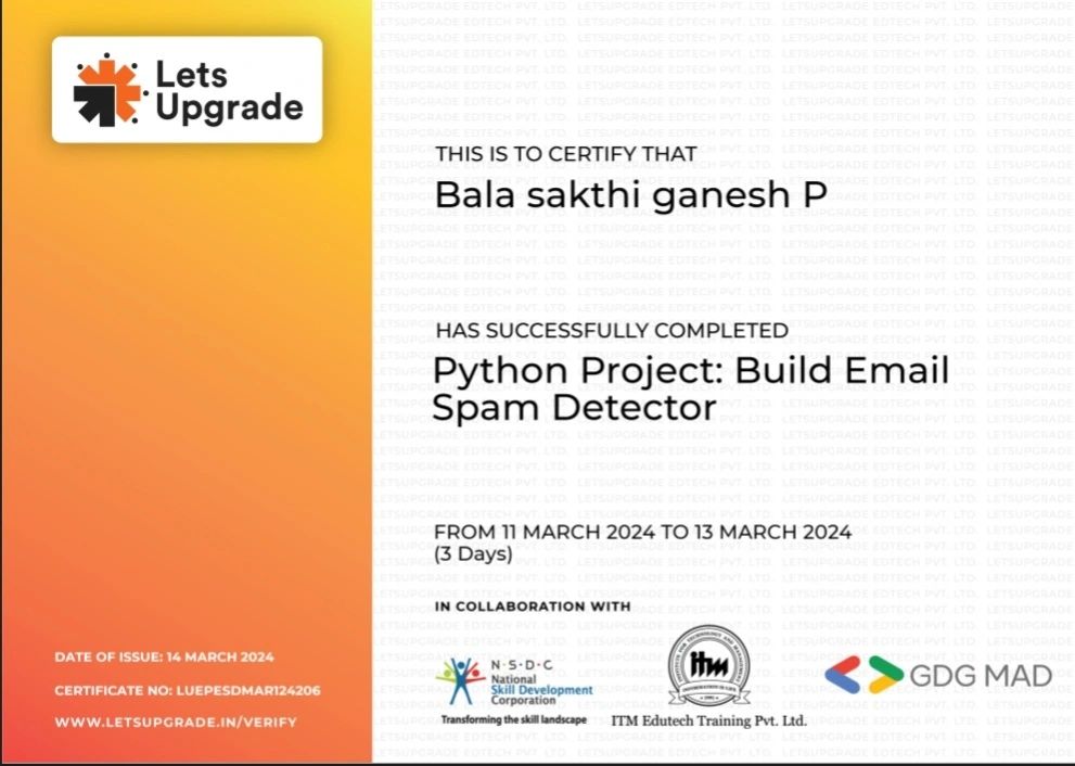 Bala sakthi Ganesh P on LinkedIn: #python Bala sakthi Ganesh P on LinkedIn: #python