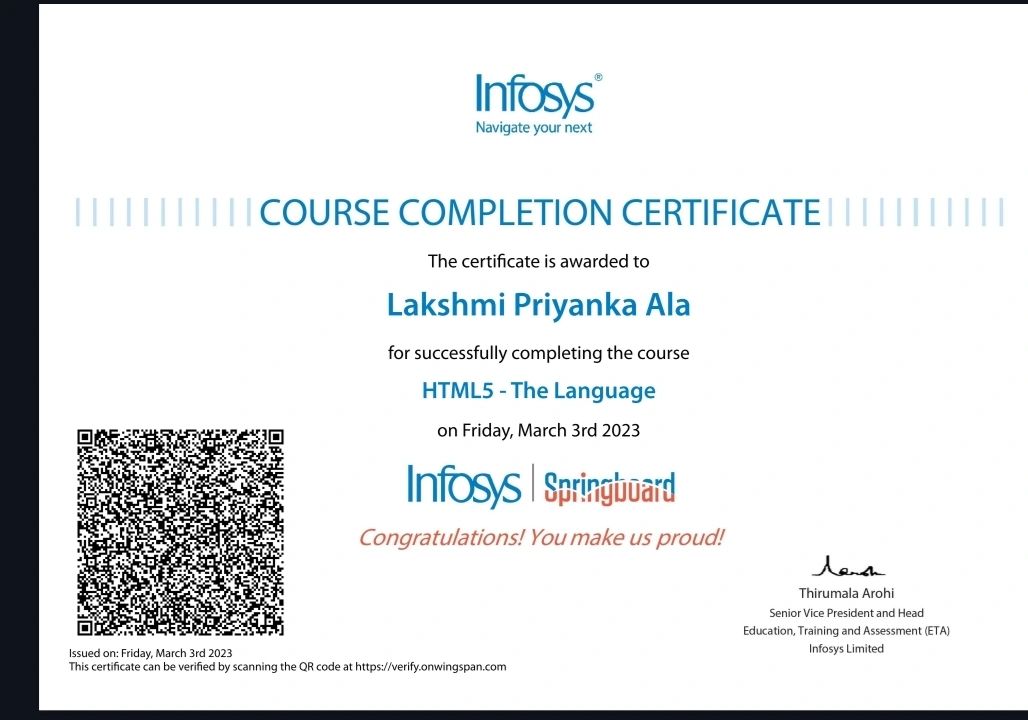 Ala Lakshmi Priyanka on LinkedIn: #html5 #css #node #html5 #css #node # ... Ala Lakshmi Priyanka on LinkedIn: #html5 #css #node #html5 #css #node # ...