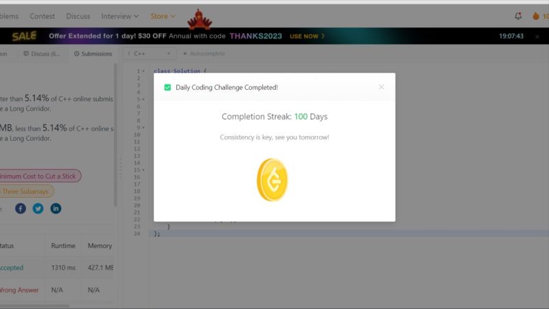 Karthi Srinivasan on LinkedIn: #leetcode #codingjourney #100daysofcode Karthi Srinivasan on LinkedIn: #leetcode #codingjourney #100daysofcode