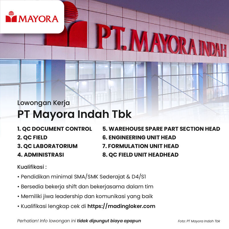 Lowongan Kerja - Madingloker.com on LinkedIn: Info Lowongan Kerja PT ... Lowongan Kerja - Madingloker.com on LinkedIn: Info Lowongan Kerja PT ...