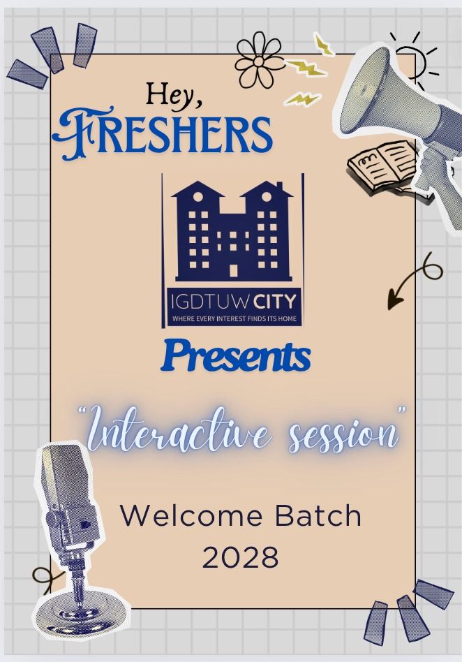 Aarohi Chadha on LinkedIn: #igdtuwcity #welcomefreshers Aarohi Chadha on LinkedIn: #igdtuwcity #welcomefreshers