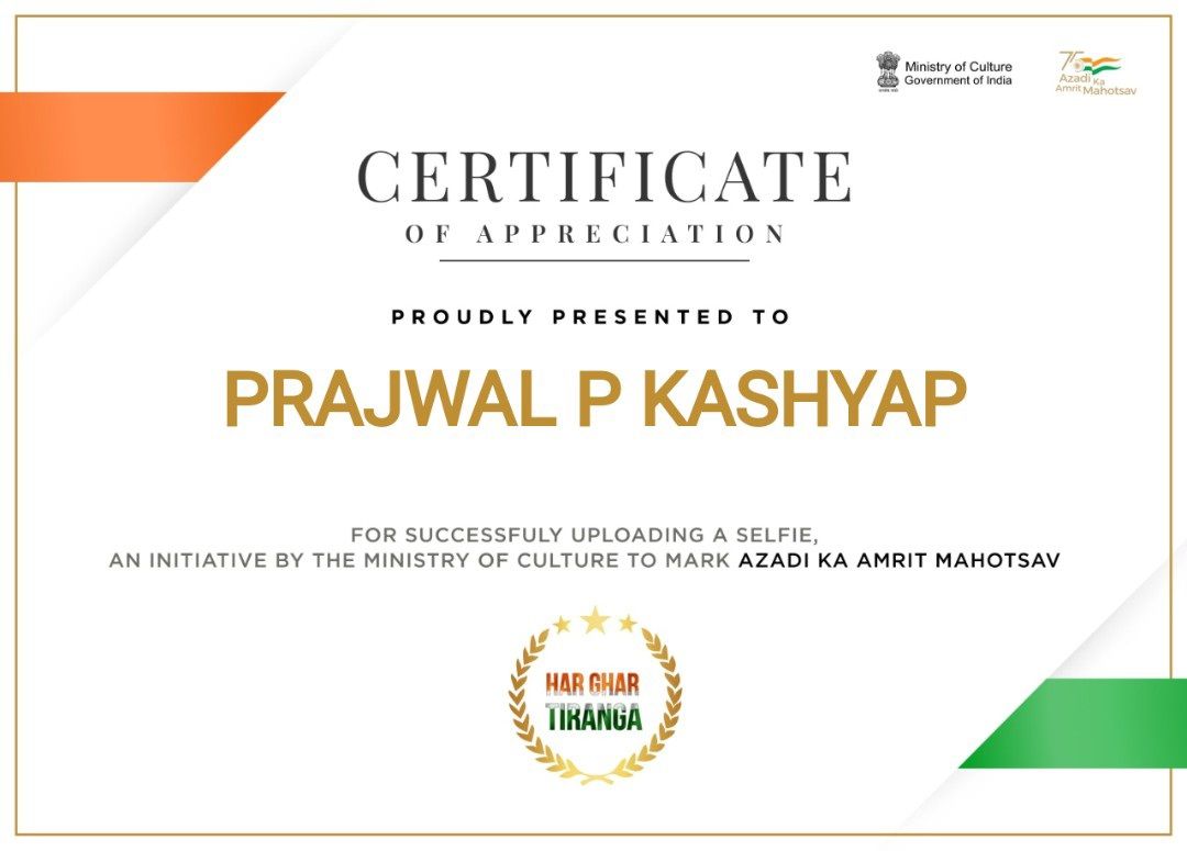 Prajwal P Kashyap on LinkedIn: #harghartiranga #patriotism # ... Prajwal P Kashyap on LinkedIn: #harghartiranga #patriotism # ...