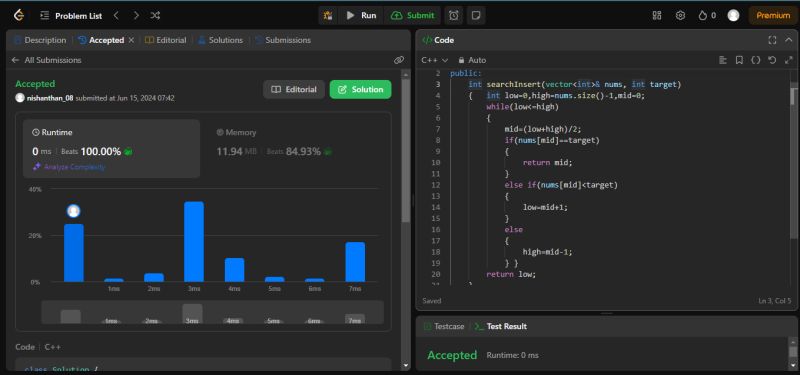 Nishanthan A on LinkedIn: #leetcode #100daysofcode #day5 # ... Nishanthan A on LinkedIn: #leetcode #100daysofcode #day5 # ...