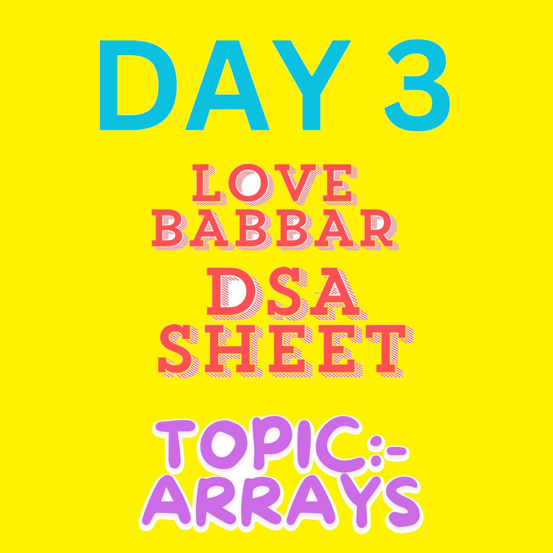 Debojeet Dutta on LinkedIn: #coding #dsa #programming #gfg #lovebabbar ... Debojeet Dutta on LinkedIn: #coding #dsa #programming #gfg #lovebabbar ...