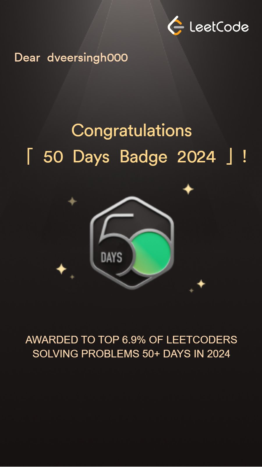 Dharamveer Singh on LinkedIn: #leetcode #programming #achievement Dharamveer Singh on LinkedIn: #leetcode #programming #achievement