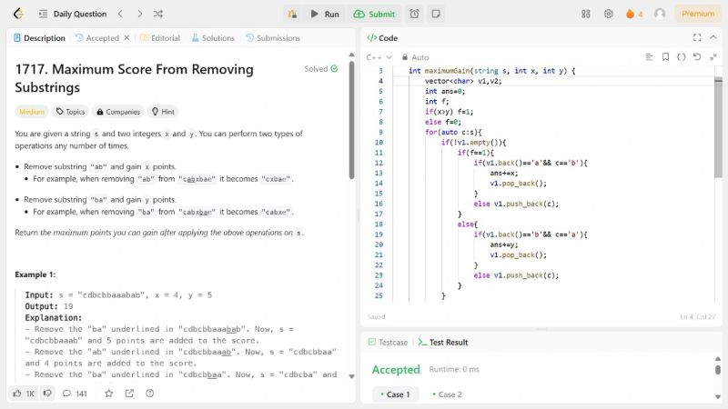 Kalika Jain on LinkedIn: leetcode problem solving Daily Problem ... Kalika Jain on LinkedIn: leetcode problem solving Daily Problem ...