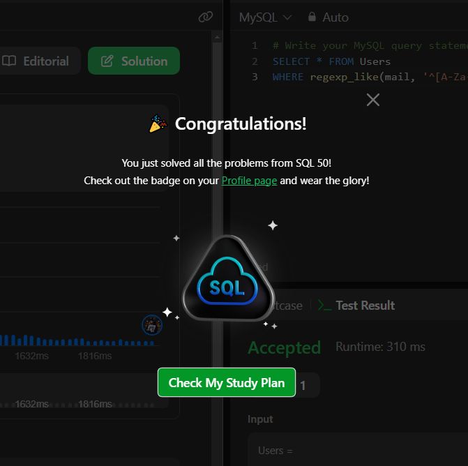 Rakshit Gupta on LinkedIn: #sql #leetcode #achievement #learningjourney ... Rakshit Gupta on LinkedIn: #sql #leetcode #achievement #learningjourney ...