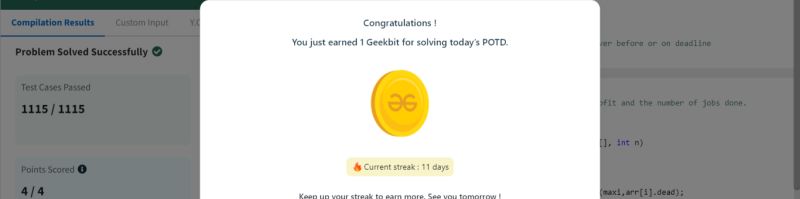 Tanisha Dhasmana on LinkedIn: #codingchallenge #greedyalgorithm # ... Tanisha Dhasmana on LinkedIn: #codingchallenge #greedyalgorithm # ...