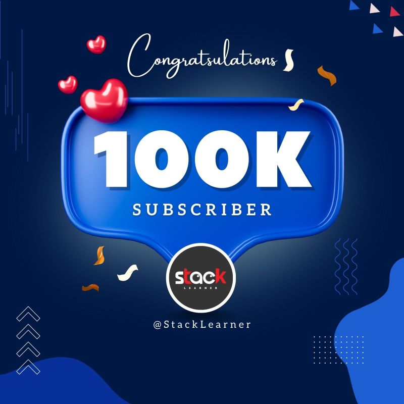 Md Samsuddoha Sojib on LinkedIn: Stack Learner 100k Family ... Md Samsuddoha Sojib on LinkedIn: Stack Learner 100k Family ...