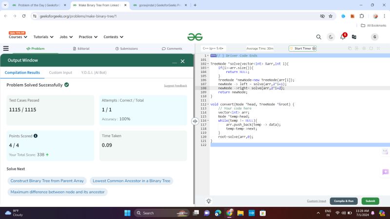 Gorav Jindal on LinkedIn: #gfg #potd #100daysofcode ... Gorav Jindal on LinkedIn: #gfg #potd #100daysofcode ...