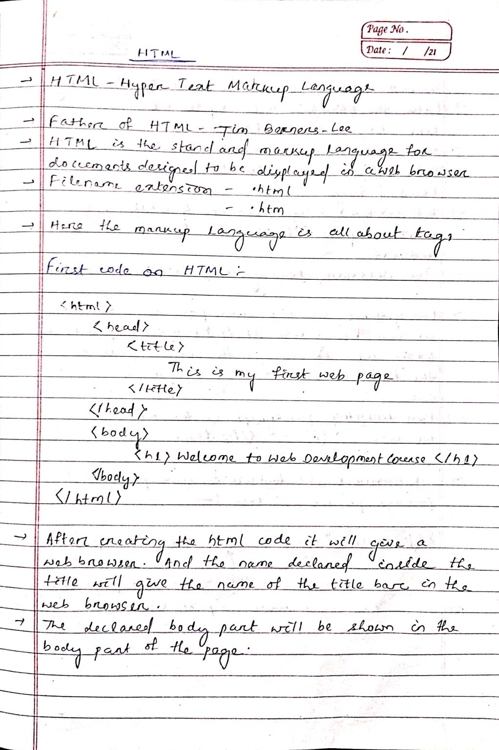Pratyusha Das on LinkedIn: #day2 #coding #html #30daysofcodechallenge Pratyusha Das on LinkedIn: #day2 #coding #html #30daysofcodechallenge