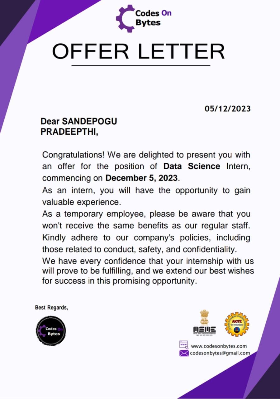sandepogu pradeepthi on LinkedIn: Hi connections!! I'm excited to say ... sandepogu pradeepthi on LinkedIn: Hi connections!! I'm excited to say ...