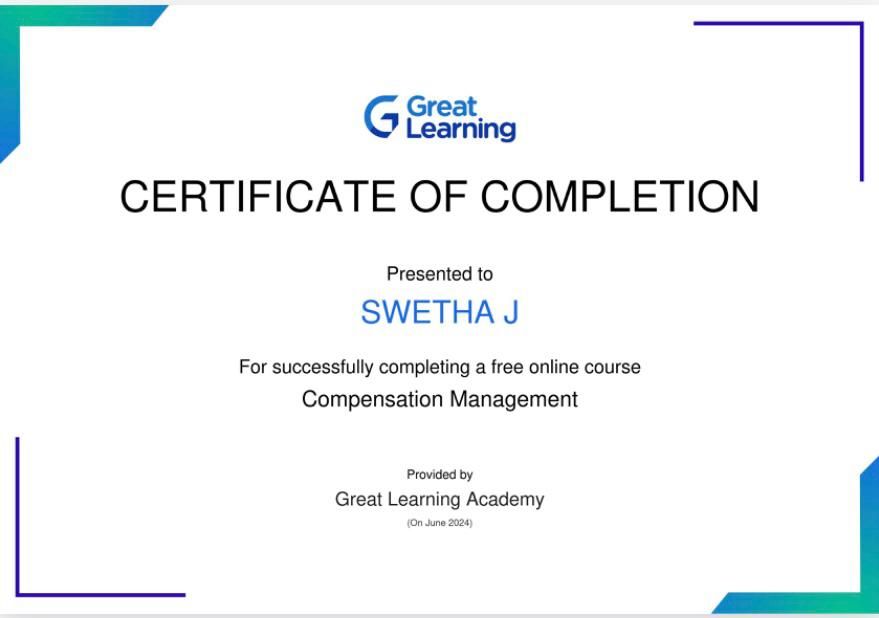 Swetha J on LinkedIn: Hello Everyone, I have successfully completed ... Swetha J on LinkedIn: Hello Everyone, I have successfully completed ...