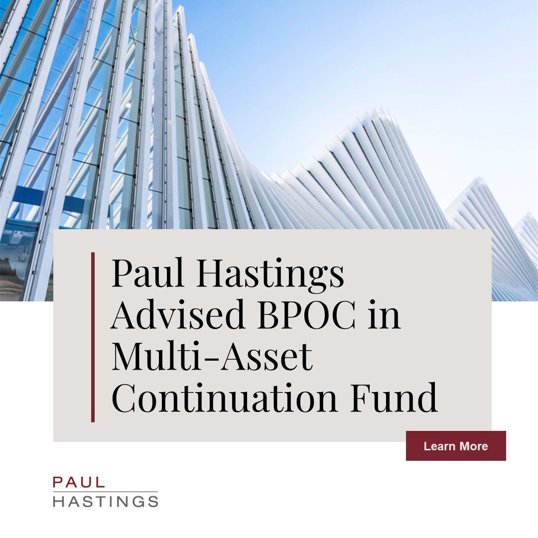 John Budetti on LinkedIn: Paul Hastings Advised BPOC in Multi-Asset ... John Budetti on LinkedIn: Paul Hastings Advised BPOC in Multi-Asset ...