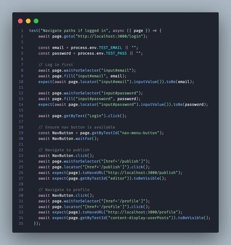 Steven Kim on LinkedIn: #nextjs #testing #nextjs #react #playwright # ... Steven Kim on LinkedIn: #nextjs #testing #nextjs #react #playwright # ...